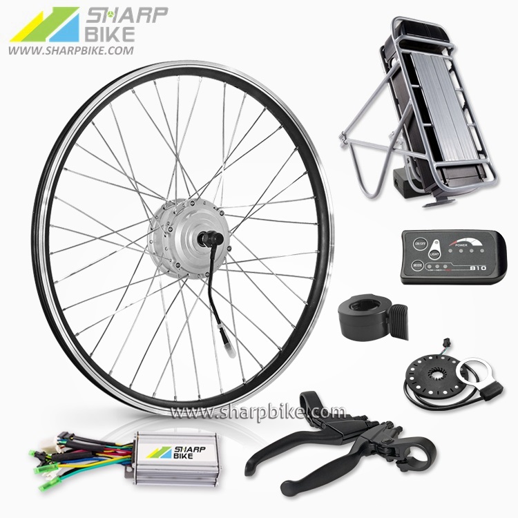 250W/350W EBIKE CONVERSION KIT WITH LED DISPLAY SK02E810 – Sharpbike